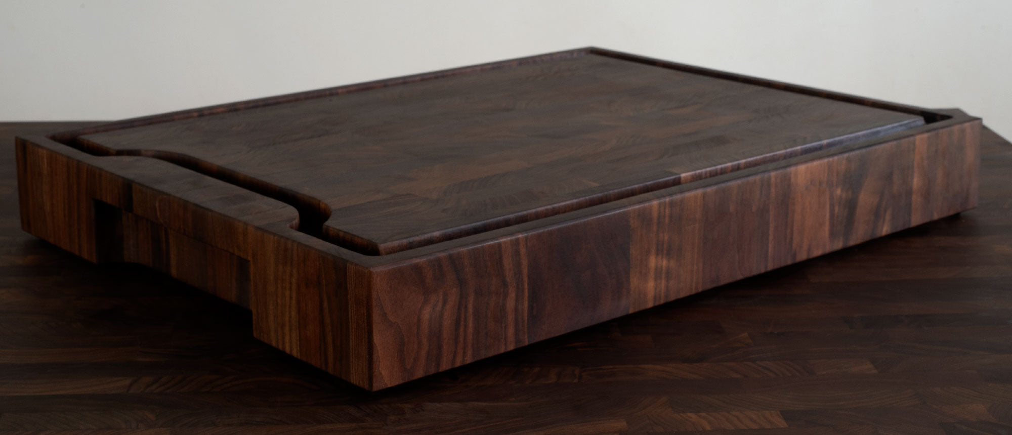 Mega End Grain Sloped Juice Groove Butcher Block – Gentle Room