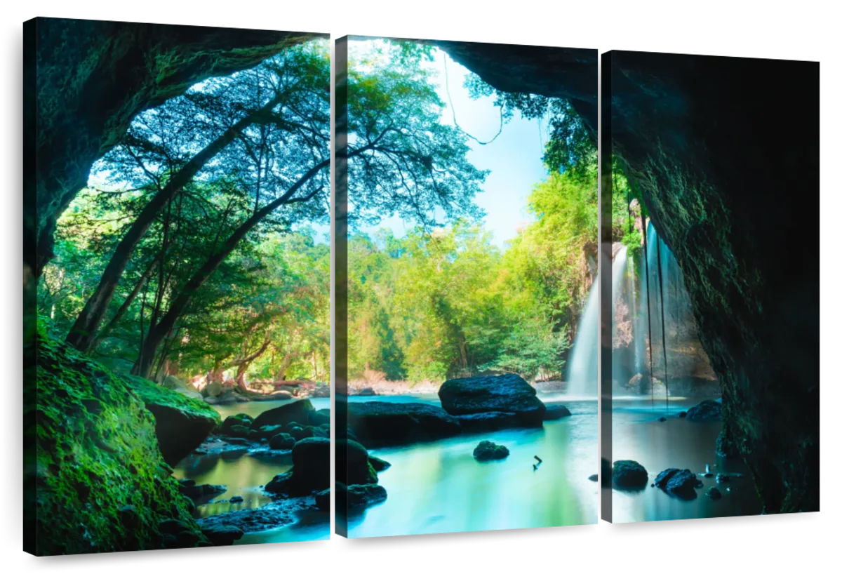 Thai Cave Waterfall Wall Art – Gentle Room